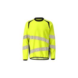 Mascot Sweatshirt 4XLONE hi-vis gelb/schwarzblau moderne Passform (19084-781-17010-4XLONE)