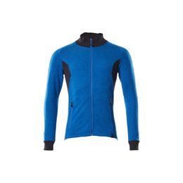 Mascot Sweatshirt mit Rei&szlig;verschluss modern Fit 3XL azurblau/schwarzblau (18484-962-91010-3XLONE)