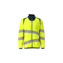 Mascot Sweatshirt mit Rei&szlig;verschluss modern Fit 2XL hi-vis gelb/dunkelpetroleum (19184-781-1744-2XL)