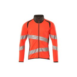 Mascot Sweatshirt mit Rei&szlig;verschluss modern Fit Gr. XS hi-vis rot/dunkelanthrazit (19184-781-22218-XS)