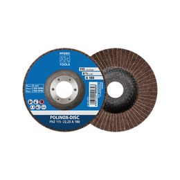 Pferd TOOLS POLINOX Vlies-Schleifdisc PNZ &Oslash; 115 mm Bohrung-&Oslash; 22,23 mm A180 f&uuml;r Feinschliff und Finish (44692265)