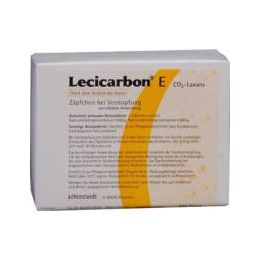 LECICARBON E CO2 Laxans Erwachsenensuppositorien 100 St