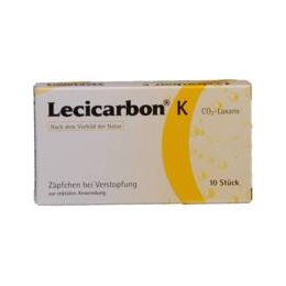 LECICARBON K CO2 Laxans Kindersuppositorien 10 St