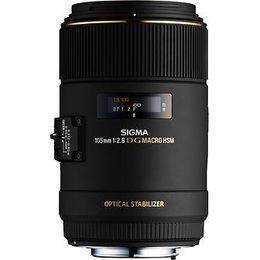 Sigma 105 mm F2.8 DG EX HSM OS Macro 62 mm Filtergewinde (Canon EF Anschluss) schwarz