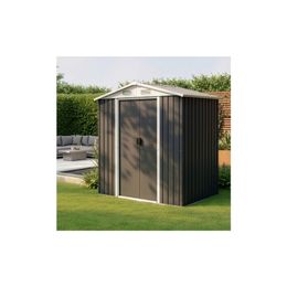 Home Deluxe Ger&auml;teschuppen aus verzinktem Stahl BOHIO L - 204 x 190 cm