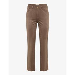 Brax Damen Five-Pocket-Hose Style MAY S TAUPE Hellbraun Taupe, hellbraun - taupe, Gr. 48K
