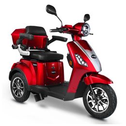 Rolektro, E-Trike 15 V.2 R31, Rot, 60V-20Ah Bleigel Akkus, 1000 Watt