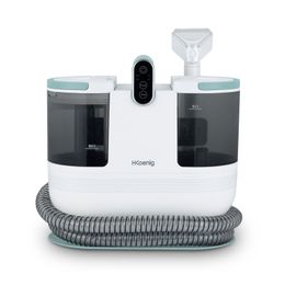 H.Koenig Handtextilreiniger TWT88, Doppelbeh&auml;lter 1600mL und 950mL, Wasserfluss 290mL/min, Temperatur bis zu 60&deg;C, 2 Saugstufen, 1200W