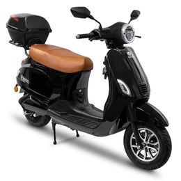 Rolektro, E-City 45 V.3 Retro, Lithium, Schwarz, 60V-27,5Ah Akku, 2000 Watt