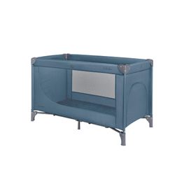 Kikkaboo Reisebett so gifted eine Ebene, weiche Matratzenauflage, Seiteneingang grau-blau