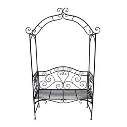 HTI-Living Rosenbogen mit Bank Metall Celia