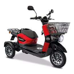 Rolektro, E-Carrier 25 V.3 Lithium, Rot, ohne Koffer, 60V-32,5Ah Akku, 1000 Watt