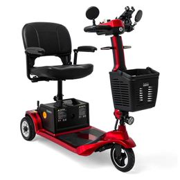 Rolektro, E-Trike 6 V.3, Rot, 24V-20Ah Lithium-Akku, 300 Watt