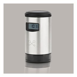 Les Petits Champs Automatische Weinpumpe WOM820 / Weinkonservierung / Druckerkennung / LCD Anzeige / BPA-frei / Edelstahl / USB-Kabel
