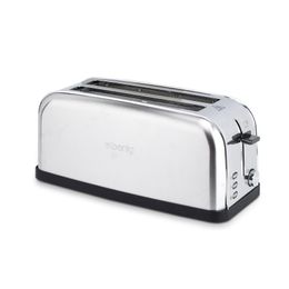 H.Koenig TOAS28 Toaster/Langschlitztoaster mit extra breitem Schlitz / 7 W&auml;rmestufen / 3 Funktionen