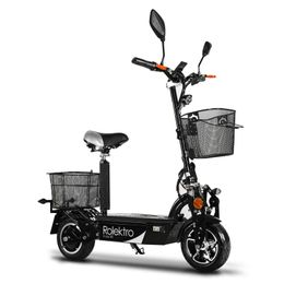 Rolektro, E-Joy 20, Schwarz, 36V-12AH Bleigel Akkus, 500 Watt