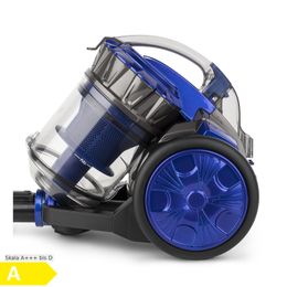 WEASY WS14 Beutelloser Staubsauger, Multizyklon, Energieeffizienzklasse A, Teleskoprohr aus Aluminium, 5 m Netzkabel mit Fugen- und Staubd&uuml;se, Blau