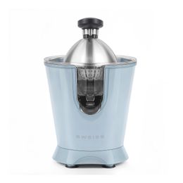 Elektrische Zitruspresse ZEST6, tropffreier Ausgie&szlig;er, leistungsstarker Gelenkarm, 160 W, Blau