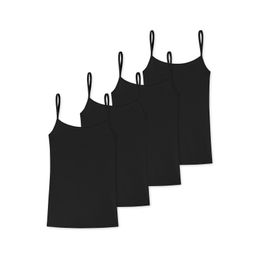Schiesser Damen Spaghettitop Uncover by Schiesser 4er Pack