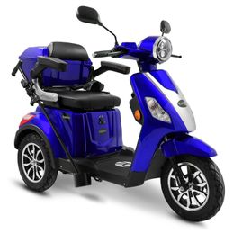 Rolektro, E-Trike 25 V.3 Lithium, Blau, 60-30AH Akku, 1000 Watt
