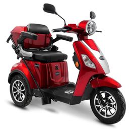 Rolektro, E-Trike 25 V.3 Lithium, Rot, 60-30AH Akku, 1000 Watt