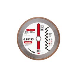 Metabo Diamant-Trennscheibe, 125 x 1,7 x 22,23 mm, "classic", "TC", Fliese (628193000)