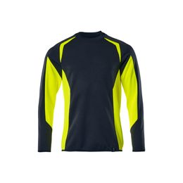 Mascot Sweatshirt moderne Passform Gr&ouml;&szlig;e XS schwarzblau/hi-vis gelb (22084-781-01017-XS)
