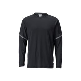Mascot T-Shirt Langarm moderne Passform 3XL schwarz (22281-461-09-3XL)