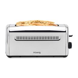 H.Koenig TOAS32 Toaster 4 Scheiben, Edelstahl