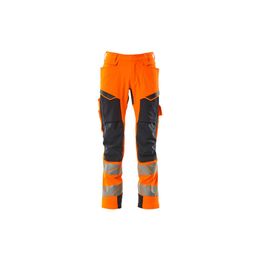 Mascot Hose ULTIMATE STRETCH 90C48 hi-vis orange schwarzblau (19279-510-14010-90C48)