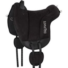 Equinate Reitpad Hamilton aus synthetischem Wildleder schwarz L