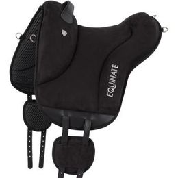 Equinate Reitpad Newfield aus synthetischem Wildleder schwarz L