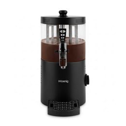 H.Koenig H. Koenig Hei&szlig;e Schokolade Spender SHK802 / Edelstahl / 3 L / Schwarz / bis zu 90&deg;C / 1200 W