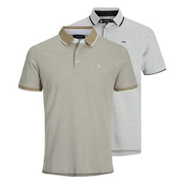 Jack & Jones JJEPAULOS POLO 2PK Herren Poloshirt