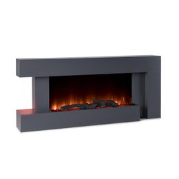 Klarstein Studio Light & Fire 2 Smart Kamin 1000/2000W MDF WiFi-Steuerung