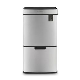 Les Collectors N&deg;1012, Sensorm&uuml;lleimer Fassungsverm&ouml;gen 69L, Geb&uuml;rsteter Edelstahl