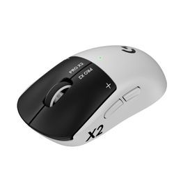 Logitech PRO X2 SUPERSTRIKE LUNAR Gaming-Maus (kabellos, bis zu 8.000 Hz Polling-Rate, HERO 2 Sensor mit 44.000 dpi)