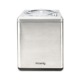 H.Koenig professionelle Eismaschine HF340 - Elektrisch - 2 L - 180 W - K&uuml;hlfunktion - Schnelle Zubereitung - Eis, Frozen Joghurt und Sorbet