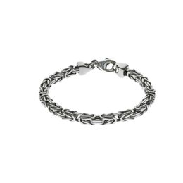 ZEEme Basic Armband Silber 925 poliert K&ouml;nigskette 5mm breit