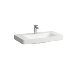 Laufen PRO X Waschtisch H8108677571111 85x46,5cm, 1 Hahnloch, ohne &Uuml;berlauf, wei&szlig; matt