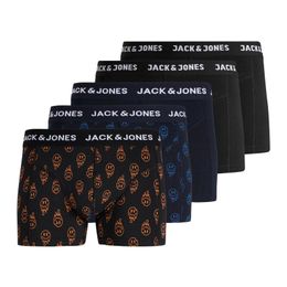 Jack & Jones JACDALE SMILEY TRUNKS 5 PACK Herren Boxershort