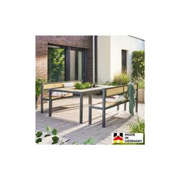 Home Deluxe Sitzgarnitur aus L&auml;rche NAXOS - 200 x 43 cm Made in Germany