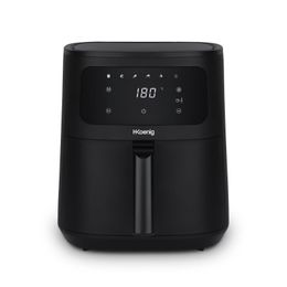 H.Koenig Airfryer XL FRY860 Fritteuse ohne &Ouml;l, Kapazit&auml;t 6 l, f&uuml;r bis zu 8 Personen, verstellbar 80 &ndash; 200 &deg;C, 5 Kochmodi, Timer 60 Minuten