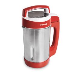 H.Koenig MXC18 Suppenzubereiter / Soup maker / 1,1 L Fassungsverm&ouml;gen / Isotherm Beh&auml;lter / 4 Programme / Temperatur bis 100&deg;C / 850 W / rot