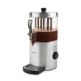 H.Koenig H. Koenig Hei&szlig;e Schokolade Spender SHK800 / Edelstahl / 3 L / Silber / bis zu 90&deg;C / 1200 W