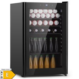 Klarstein Beercave 115 K&uuml;hlschrank 115 Ltr 4 B&ouml;den 3-fach isolierte Glast&uuml;r Touch