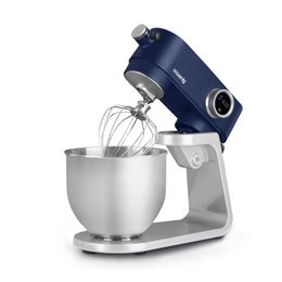 H.Koenig KM126 K&uuml;chenmaschine, professionell, multifunktionell, 5 l, Edelstahl, Mattblau, leistungsstark, 800 W, 8 Geschwindigkeitsstufen