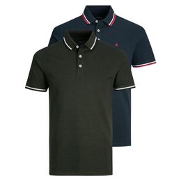 Jack & Jones JJEPAULOS POLO 2PK Herren Poloshirt