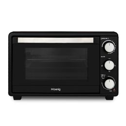 H.Koenig Mini-Backofen FO25 / 25L / Kompakter freistehender Multifunktions-Hochleistungsbackofen / 1500W / Programmierbar / 230&deg; / 60 min