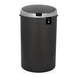 Les Collectors Sensor-K&uuml;chenabfalleimer N&deg;347 / Sensor /Edelstahl/dunkelgrau, 42 L/Automatische &Ouml;ffnung/leises Schlie&szlig;en/rund und praktisch